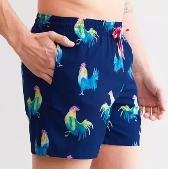 chubbies | Swim | Chubbies Mens Large 4 Short Rooster Pool The Fowl ...